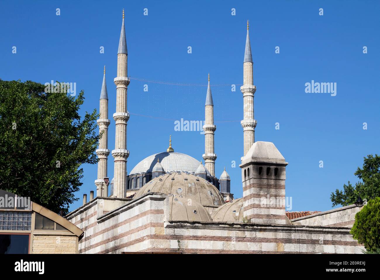 Turkey, Edirne, Selimiye Mosque. The UNESCO World Heritage Site Of The ...