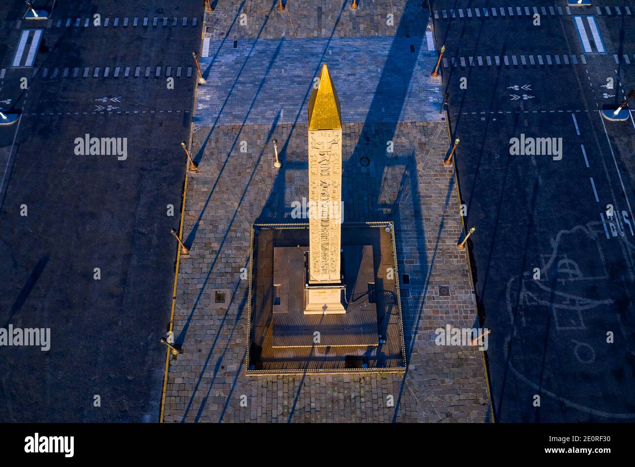 Paris Place Concorde Aerial View High Resolution Stock Photography and ...