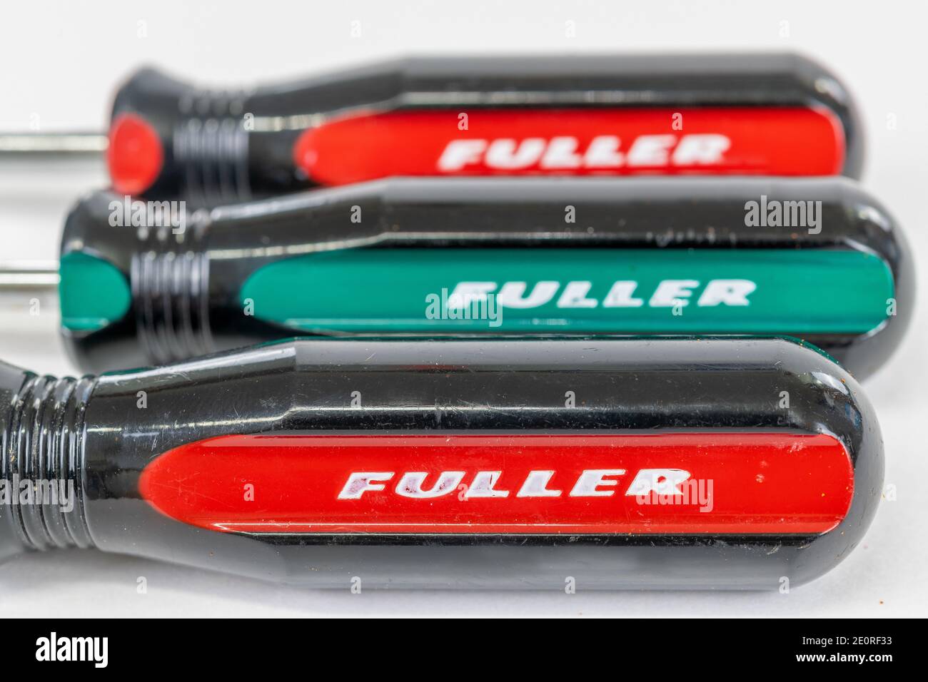 In this photo illustration, a set of three Fuller screwdrivers Stock ...
