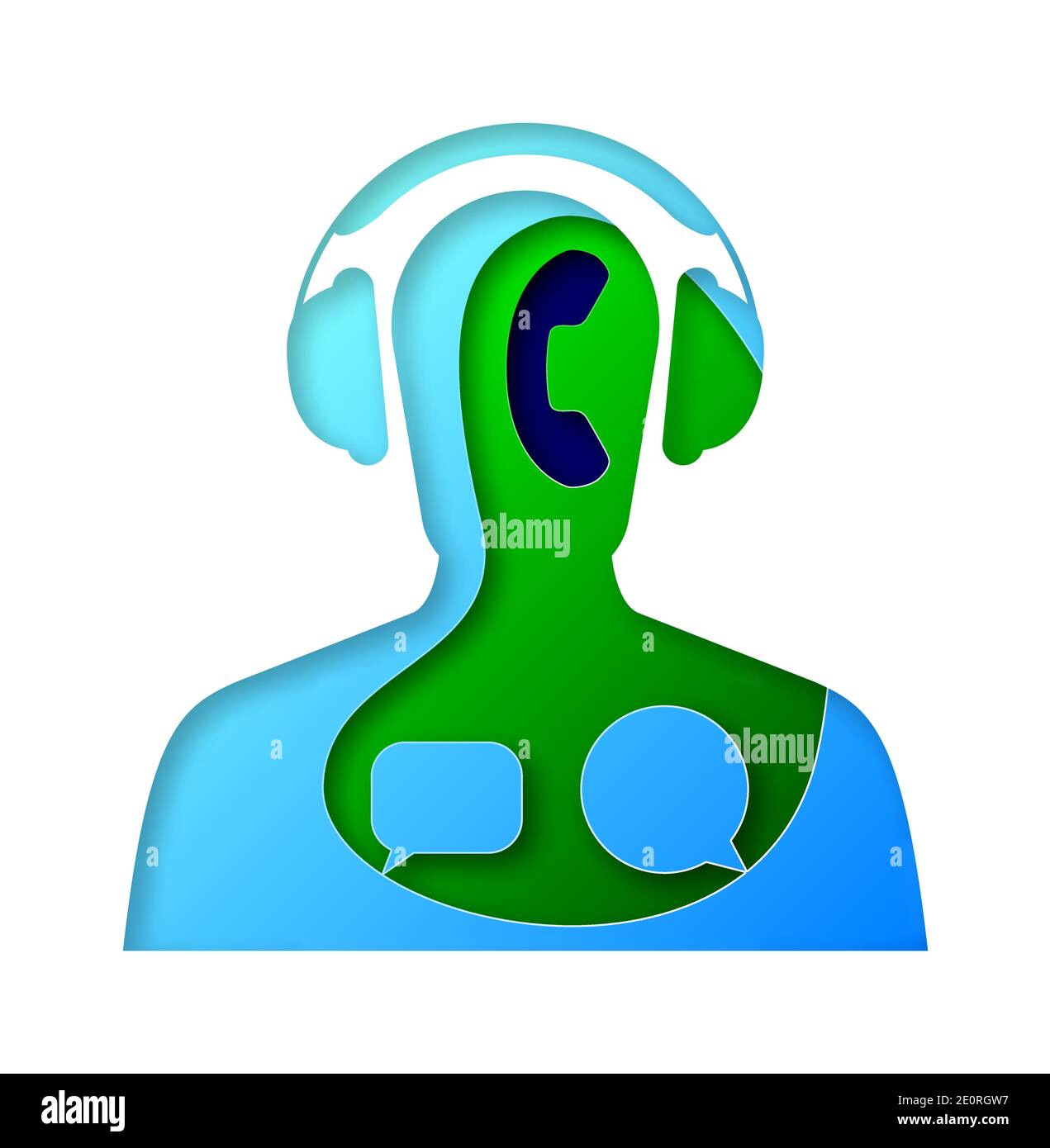 Communication and media center Stock Vector Images - Alamy