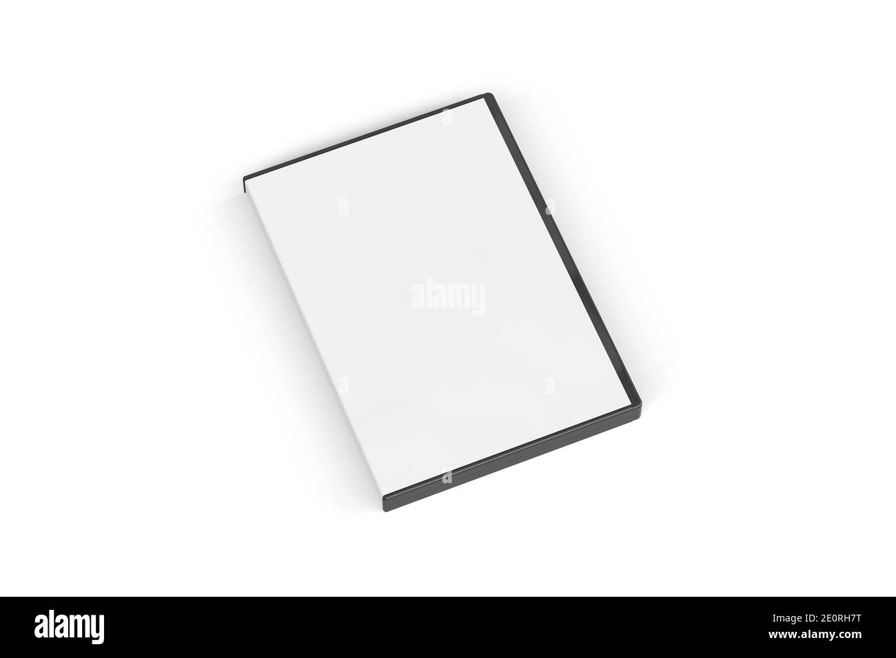 DVD box mockup isolated on white background - 3d render Stock Photo - Alamy