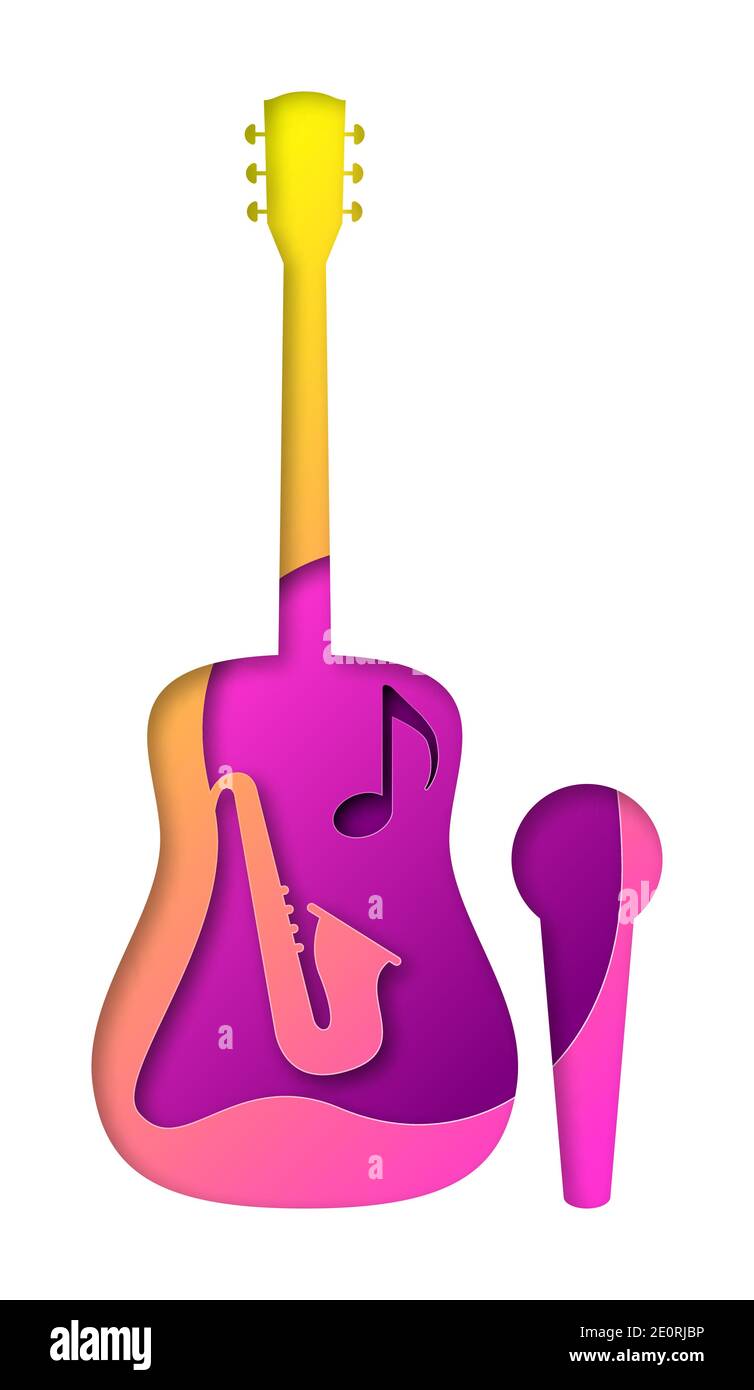 Musical instruments ukulele guitar Stock Vector Images - Alamy