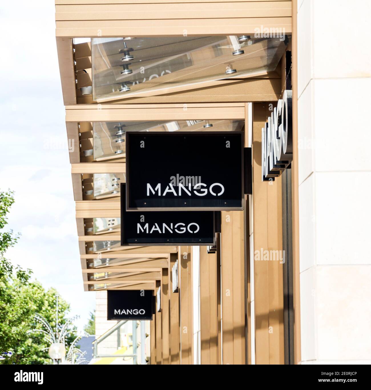 Furth, Germany : Mango shop. MANGO, is a clothing design and ...