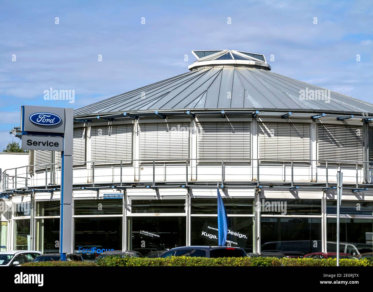 Furth, Germany: Ford dealership building. The Ford Motor Company is an ...