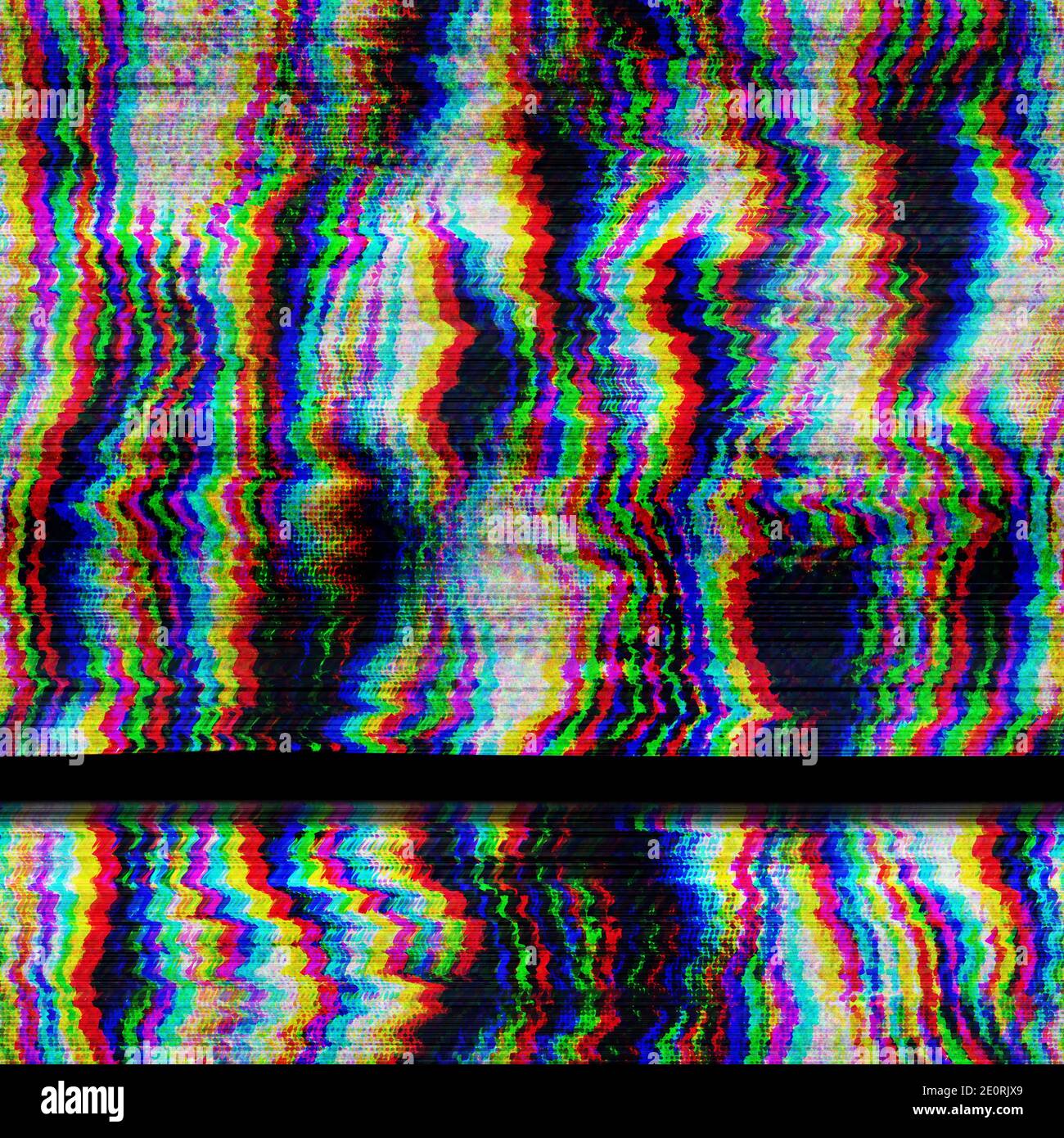 Seamless techno glitch RGB computer monitor noise Stock Photo - Alamy