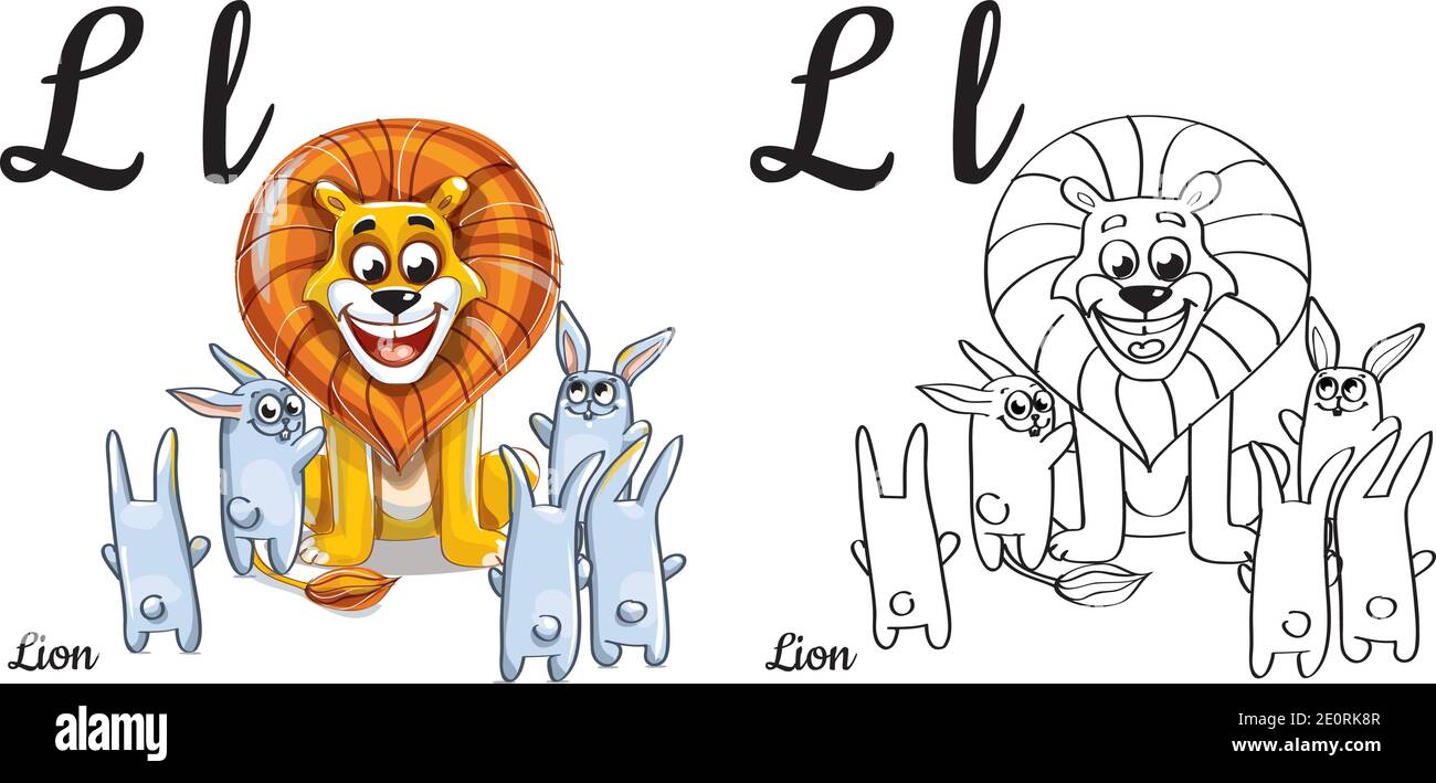 Coloring alphabet for kids hi-res stock photography and images - Alamy