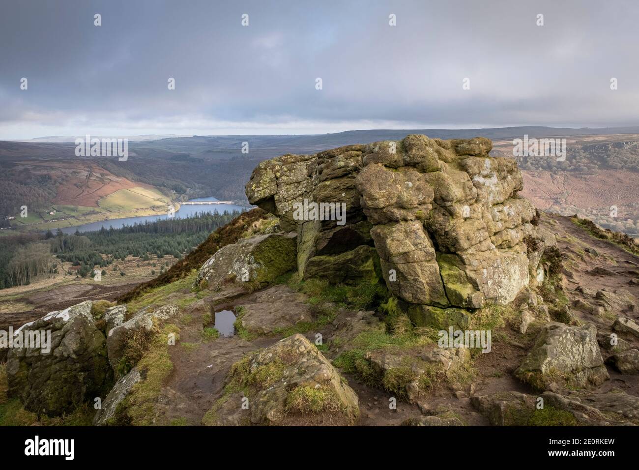 Win hill in the Derbyshire Peak District, UK Stock Photo - Alamy