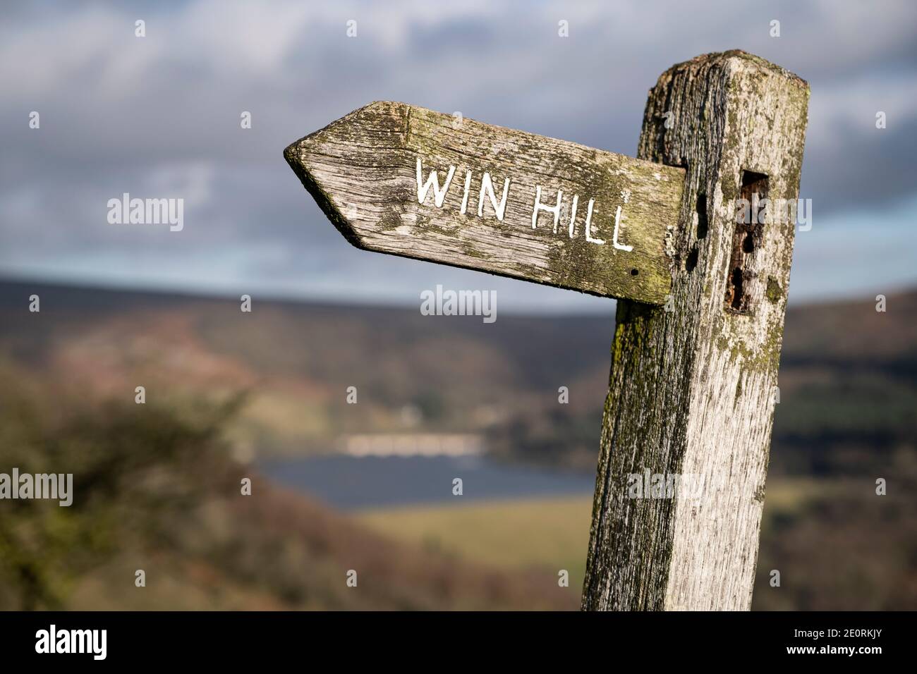 Win hill in the Derbyshire Peak District, UK Stock Photo - Alamy