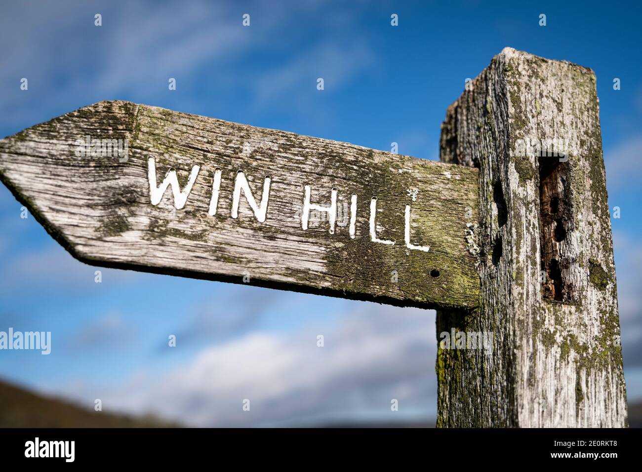 Win hill in the Derbyshire Peak District, UK Stock Photo - Alamy