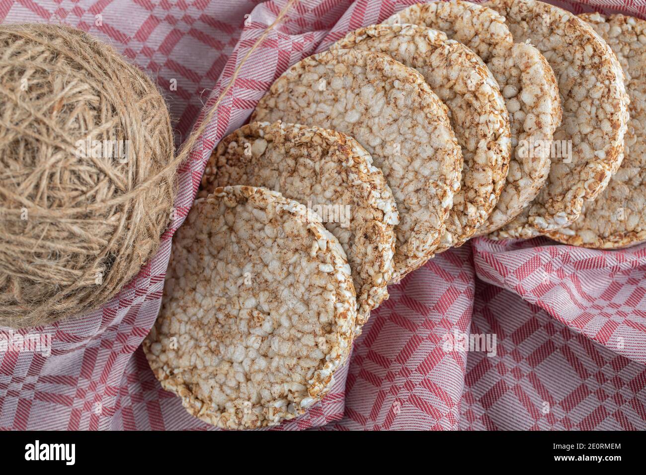 Rice waffles hi-res stock photography and images - Alamy