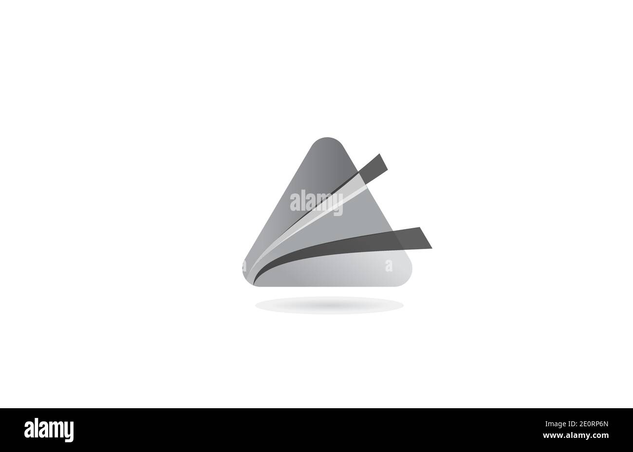 grey black A alphabet letter logo icon for company. Creative design for ...