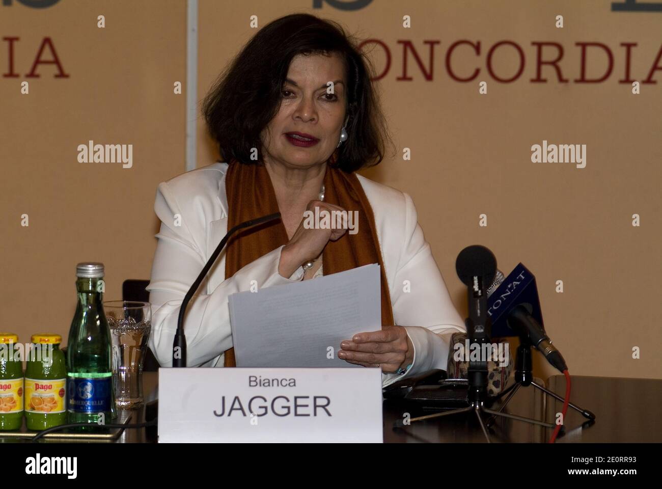 Bianca jagger vienna hi-res stock photography and images - Alamy
