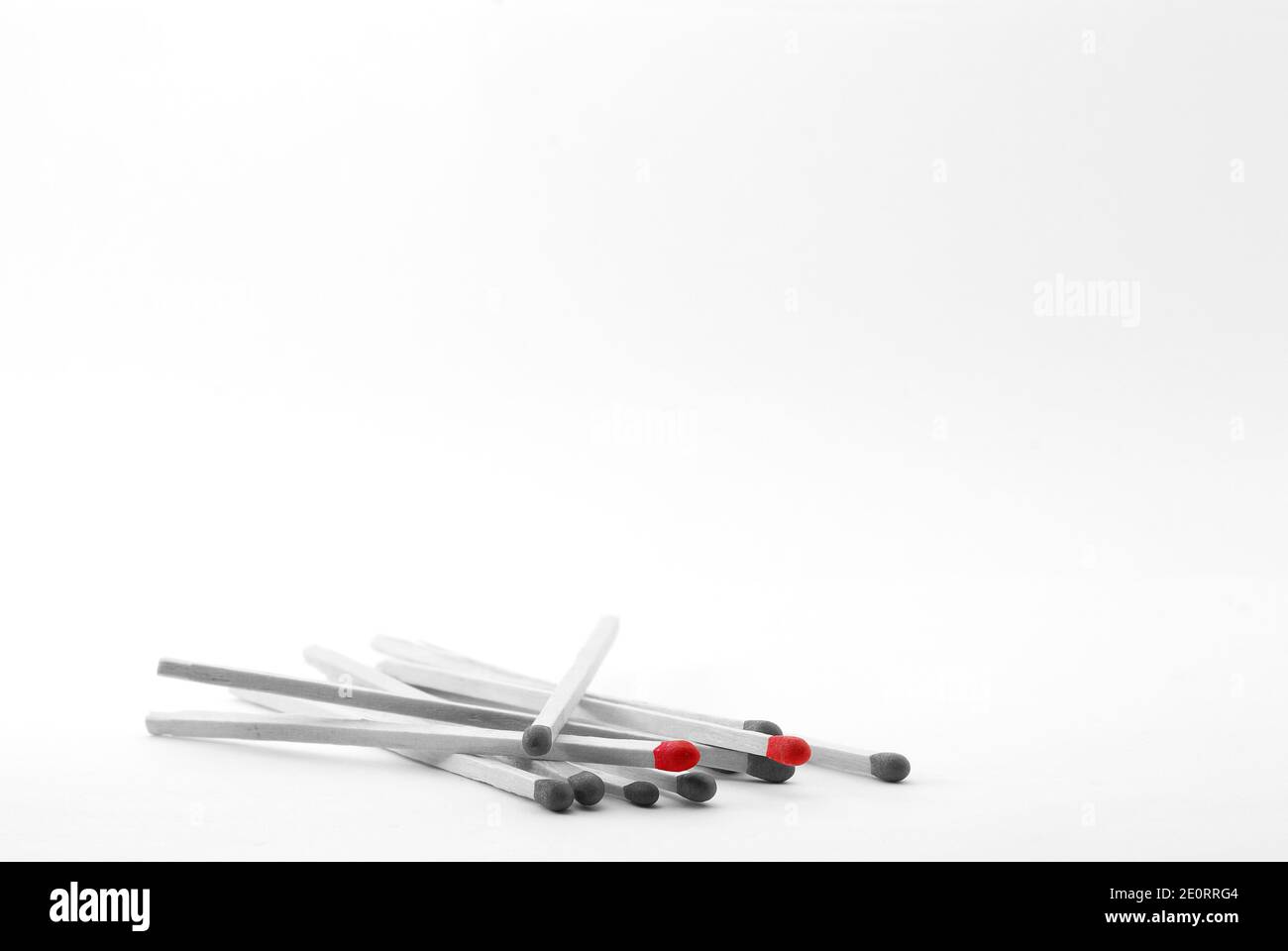 Two wooden matches hi-res stock photography and images - Alamy