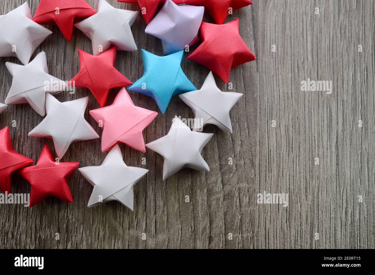 Origami stars paper Stock Photo - Alamy