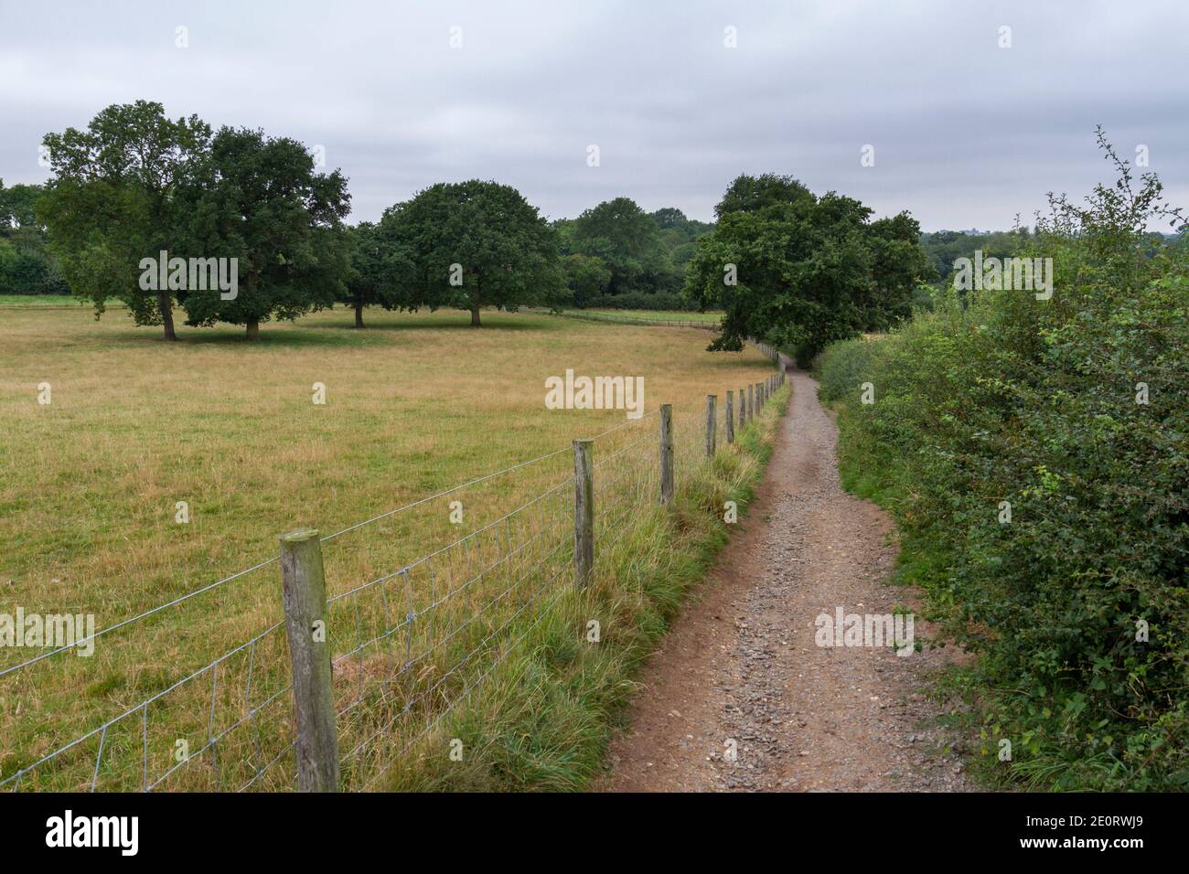 General view of part of the Battlefield Trail Walk, Bosworth ...