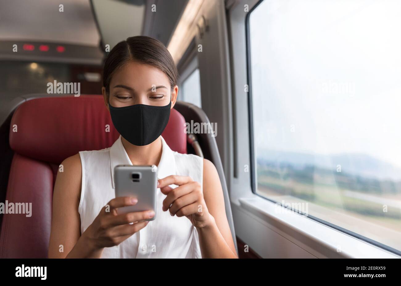 Japan person with mask train hi-res stock photography and images - Alamy