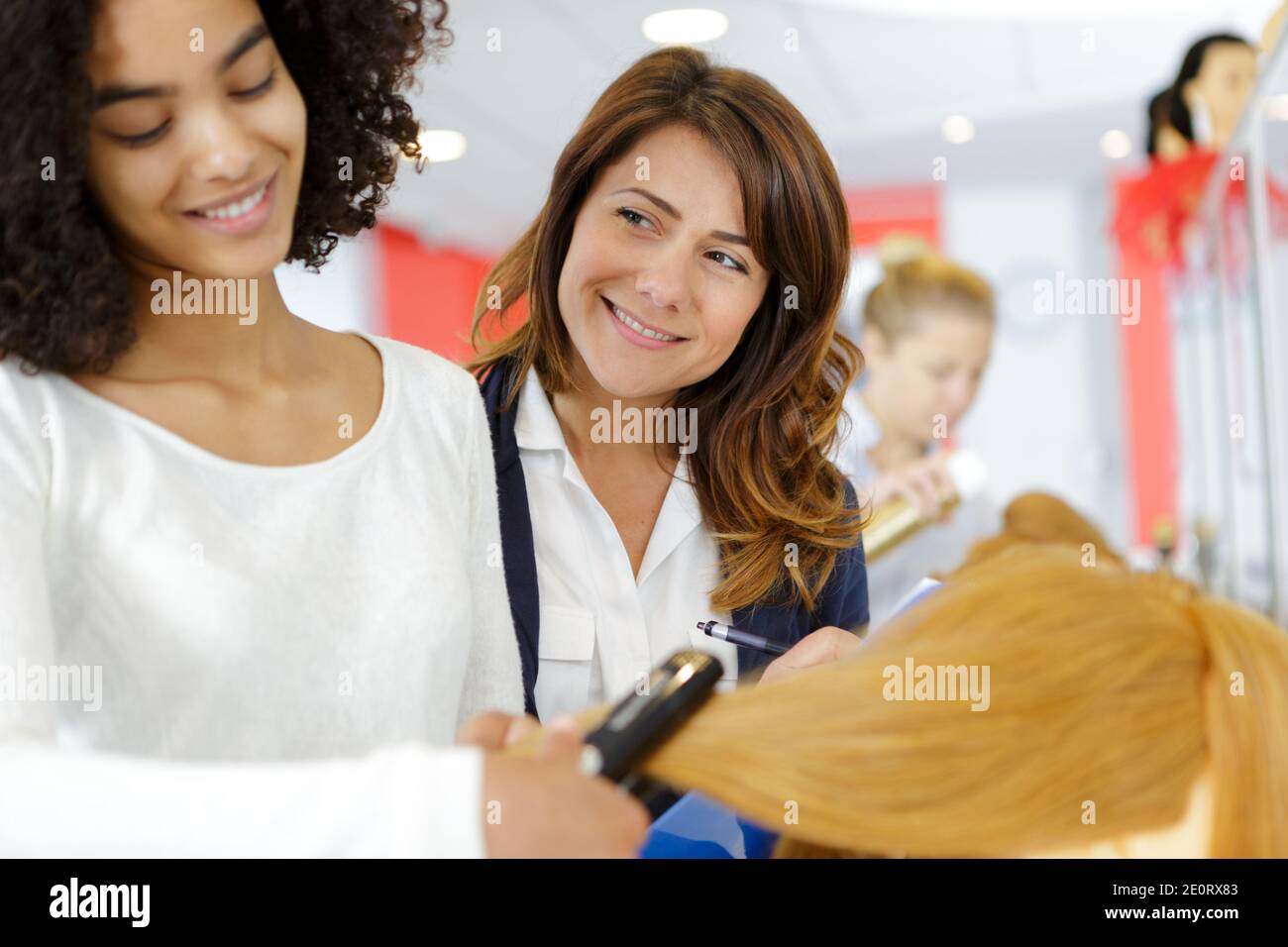 Practice hairdressing hi-res stock photography and images - Alamy