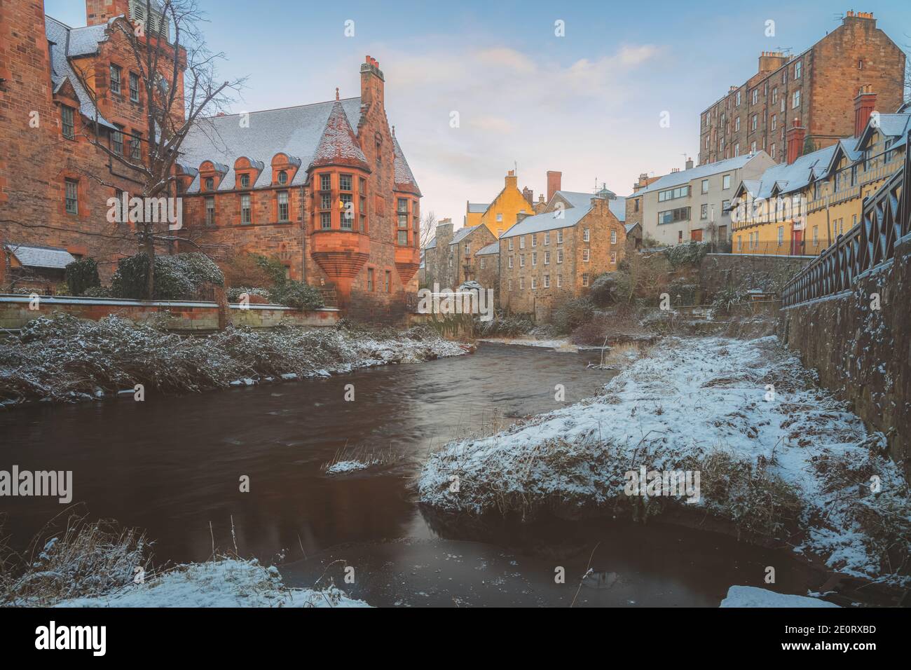 A beautiful afternoon at the historic Dean Village in Edinburgh ...