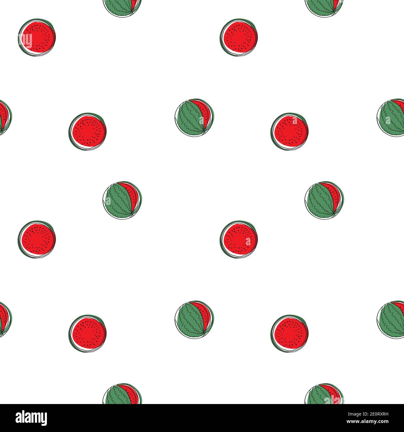 Seamless fruit pattern Cut Out Stock Images & Pictures - Alamy