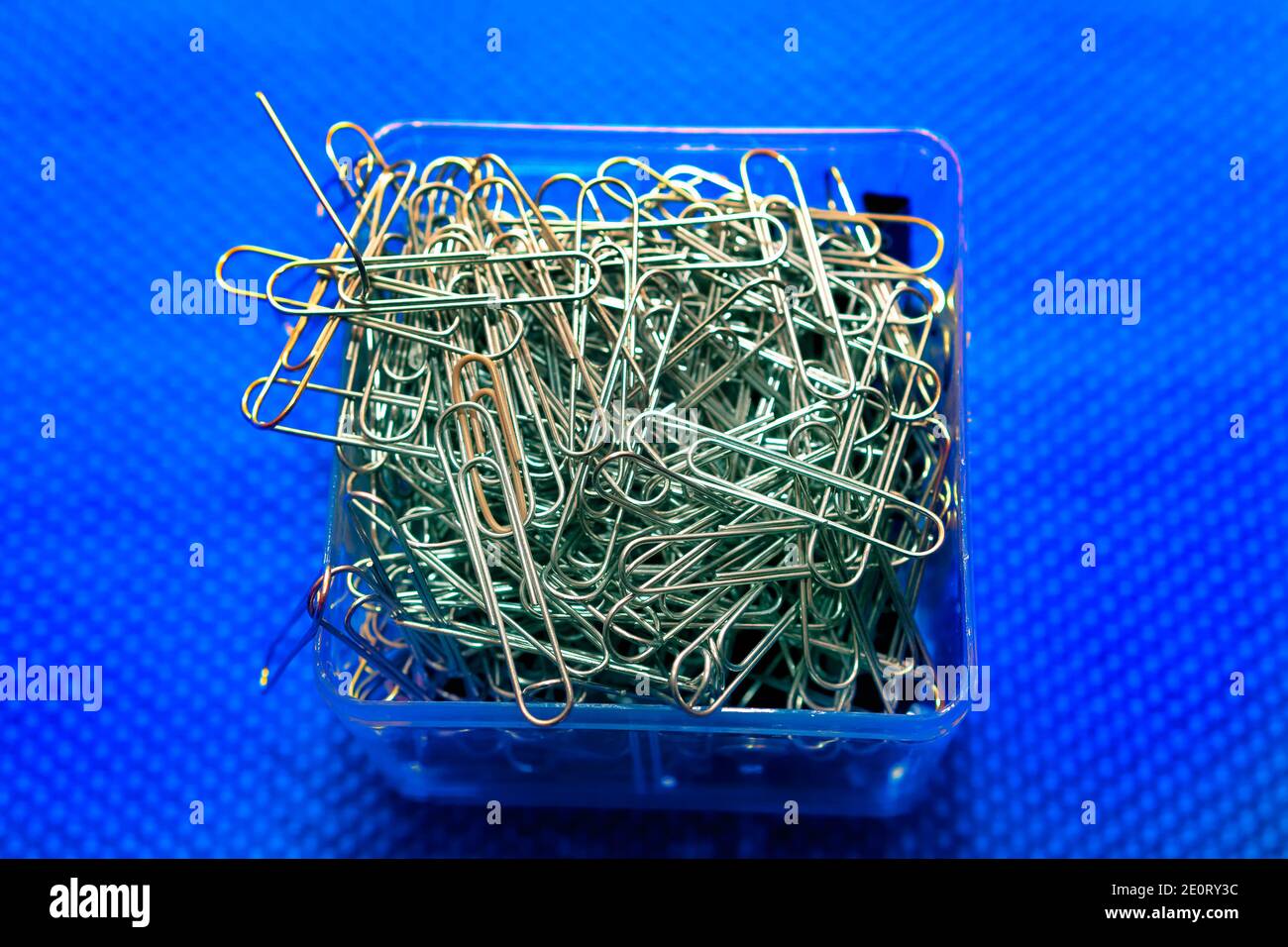 Container of paper clips hi-res stock photography and images - Alamy