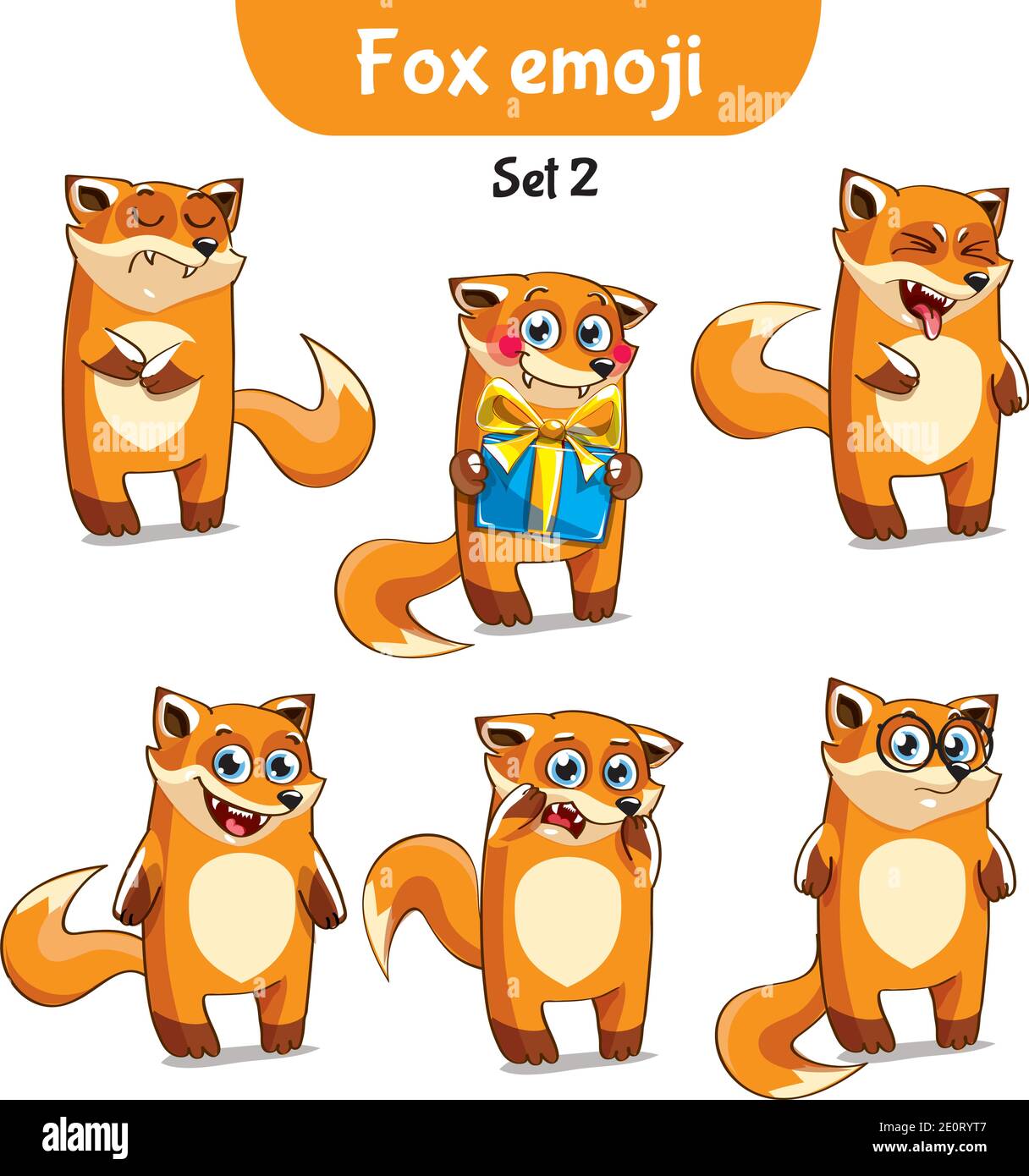 Fox vector Cut Out Stock Images & Pictures - Alamy