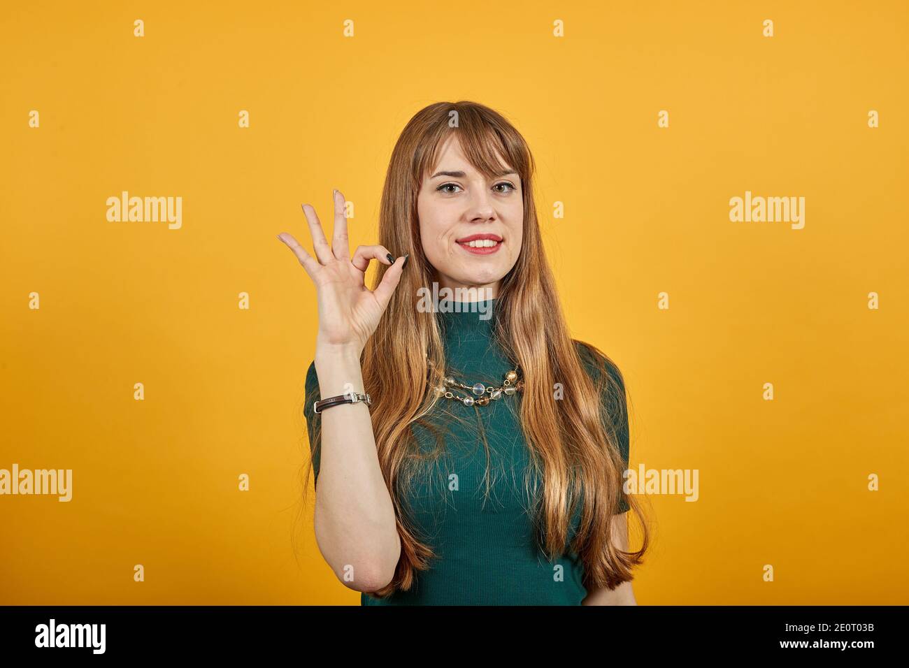 View of hand fingers showing ok sign, gesturing making okay, human ...
