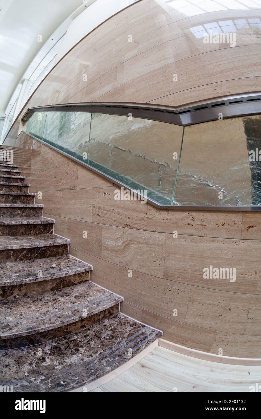 interior of modern marble stairs Stock Photo - Alamy