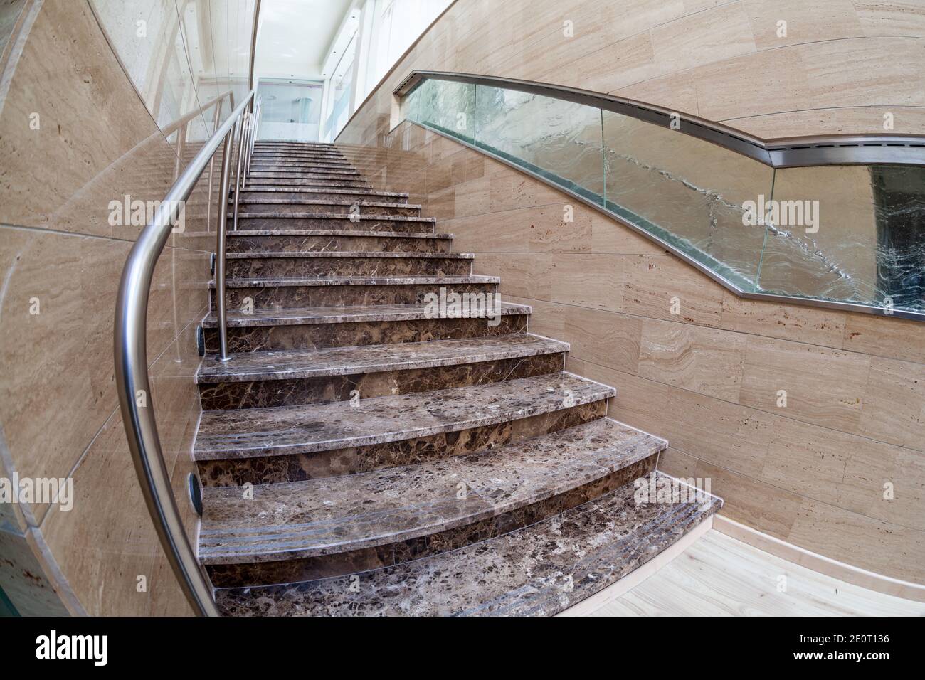 interior of modern marble stairs Stock Photo - Alamy