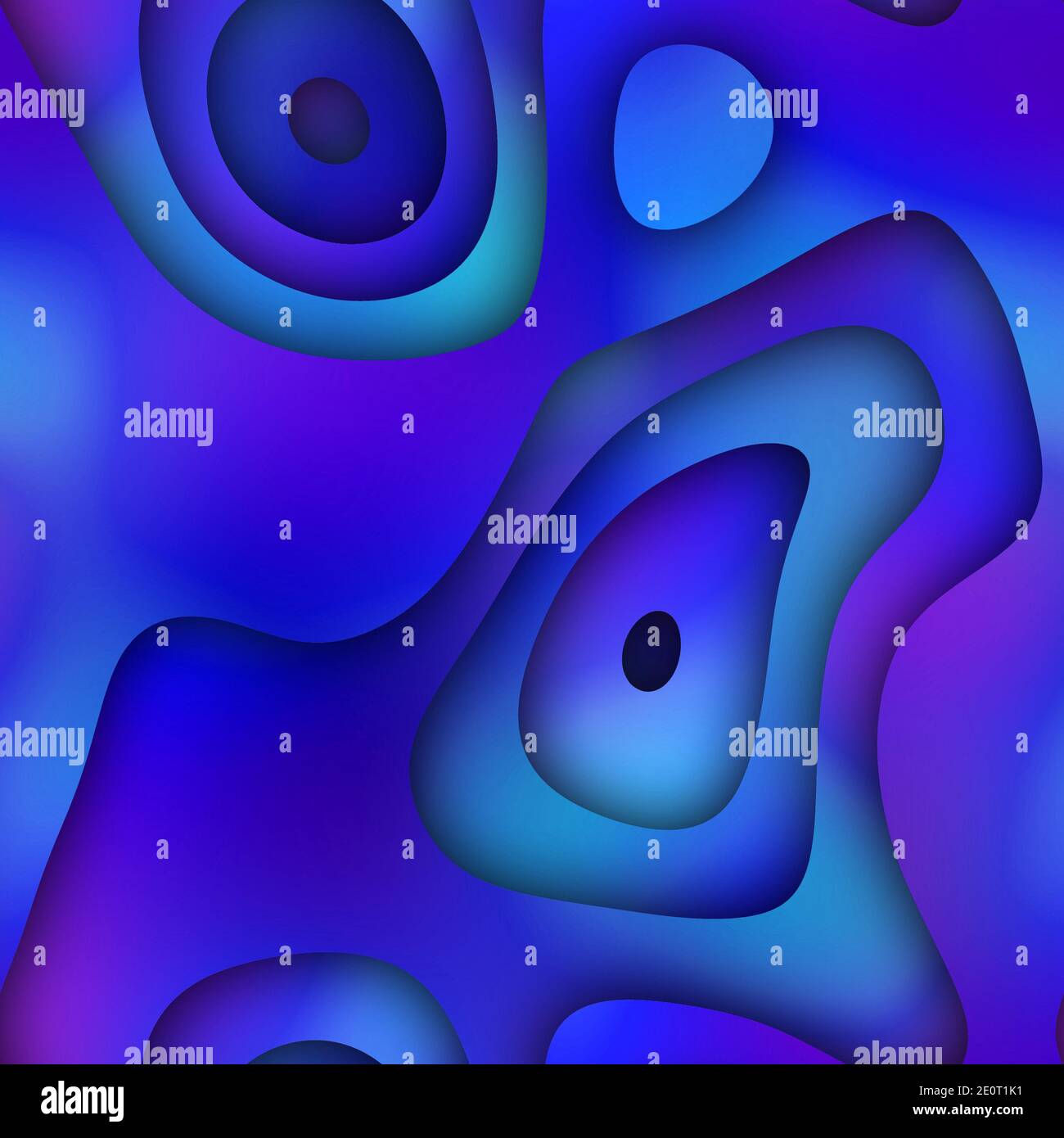 Seamless floating curved cut out paper vivid color Stock Photo - Alamy