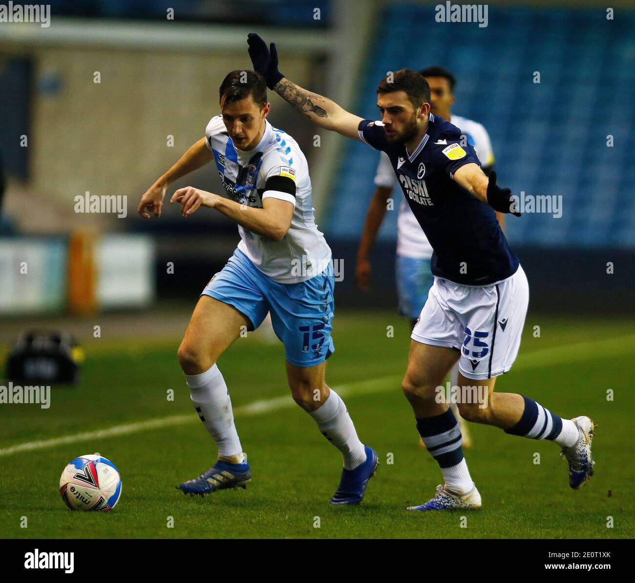 LONDON, United Kingdom, JANUARY 02: L-R Dominic Hyam of Coventry City ...