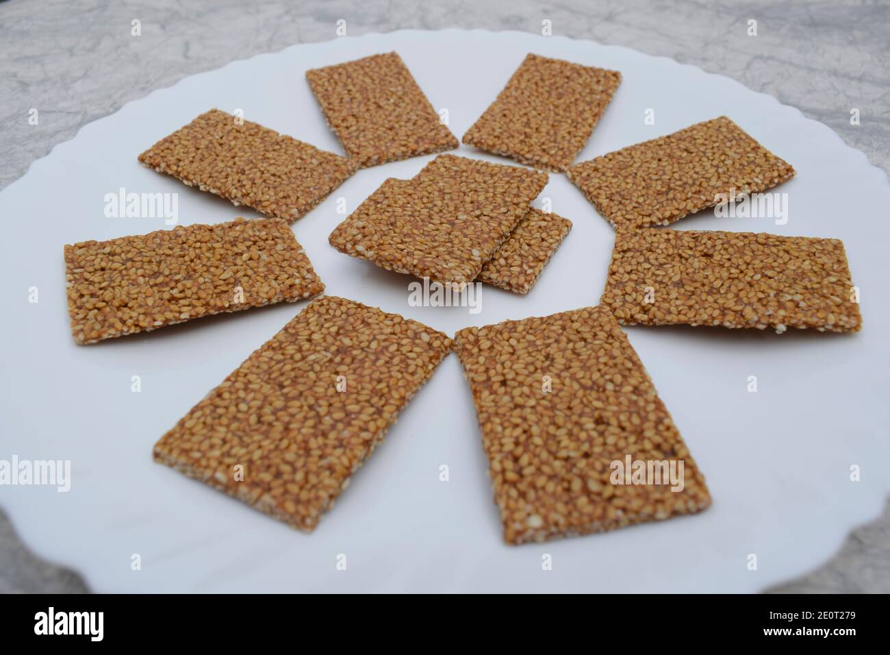 Til sakri or Tilgul an Indian traditional popular sweet made out of ...