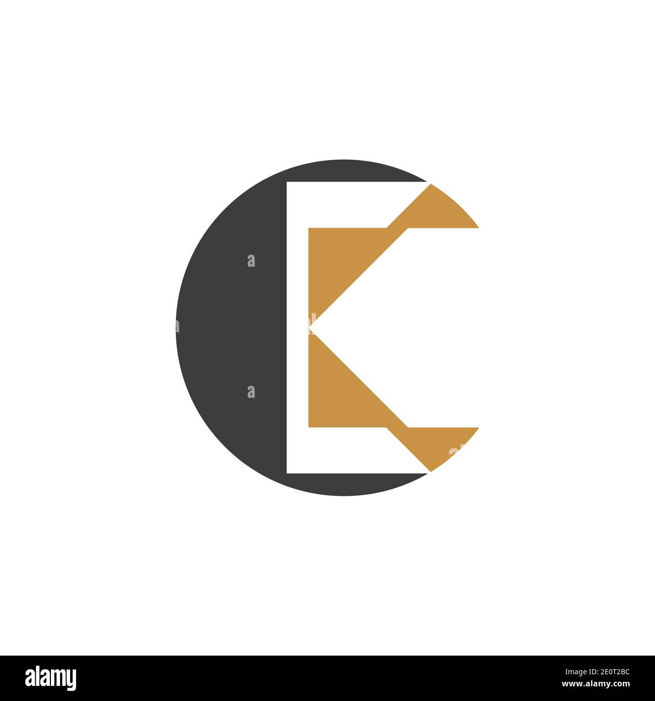 Creative abstract letter ck logo design. Linked letter kc logo design ...