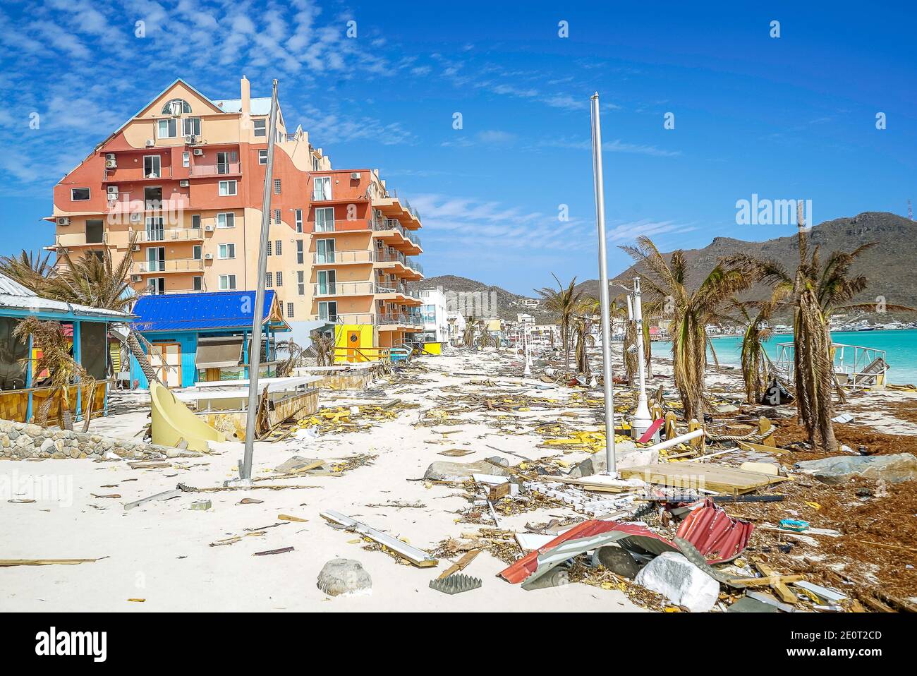 Cyclone damage pacific islands hi-res stock photography and images - Alamy