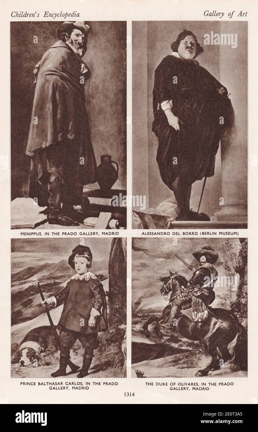 The Pictures of Velasquez - Menippus / Alessandro Del Borro / Prince ...