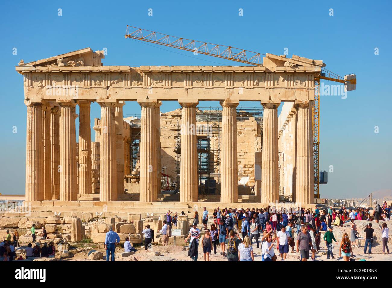 Tourists parthenon hi-res stock photography and images - Alamy