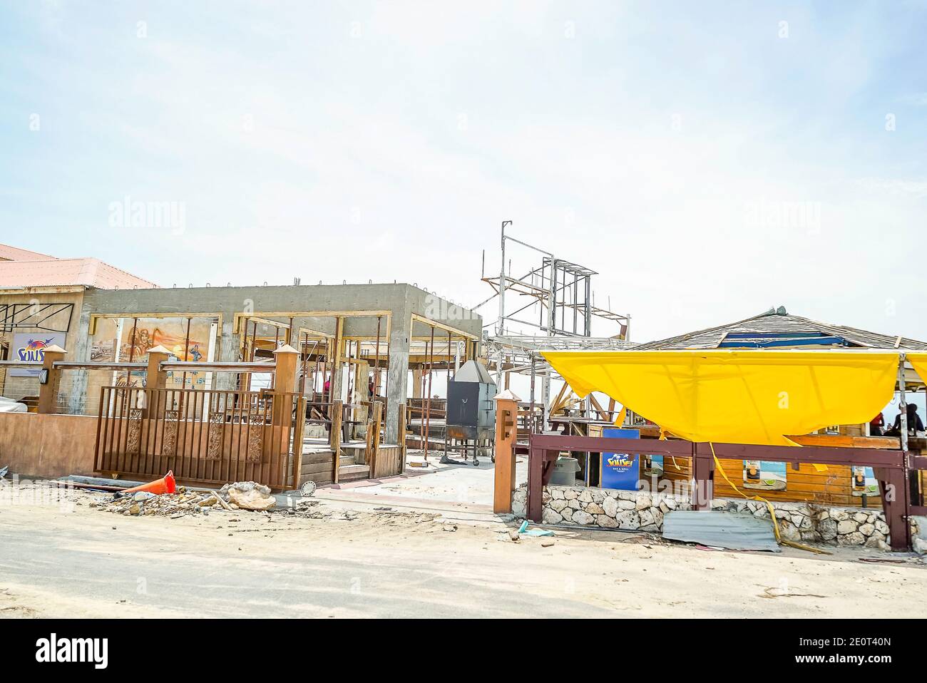 Cyclone damage pacific islands hi-res stock photography and images - Alamy