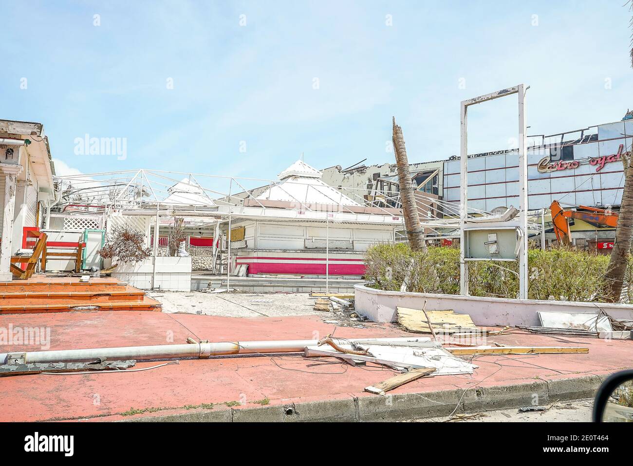 Cyclone damage pacific islands hi-res stock photography and images - Alamy