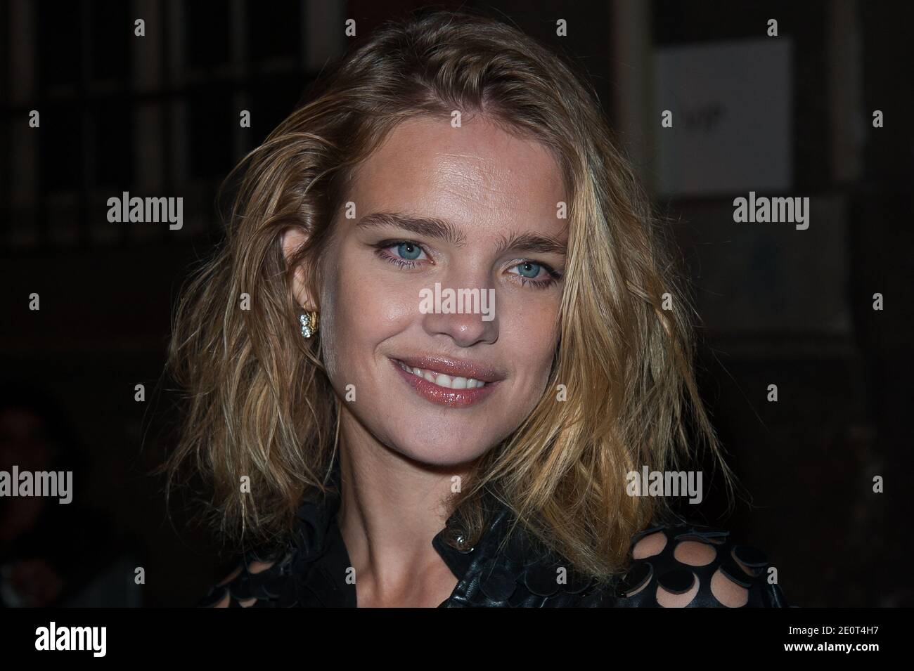 Natalia Vodianova attending the Givenchy Spring-Summer 2013 collection ...