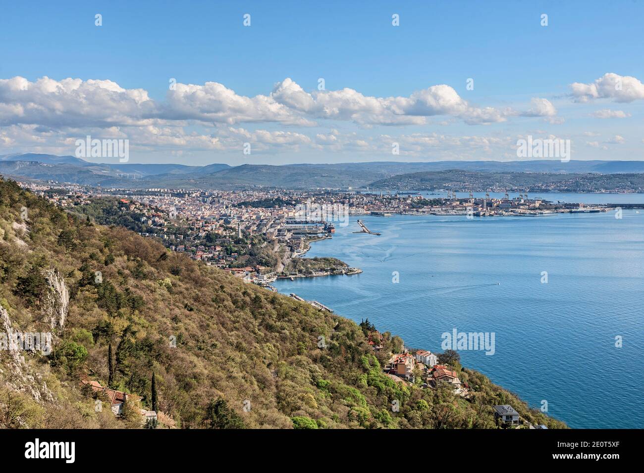 Monte Grisa - Much Visited Viewpoint High Above Trieste Stock Photo - Alamy