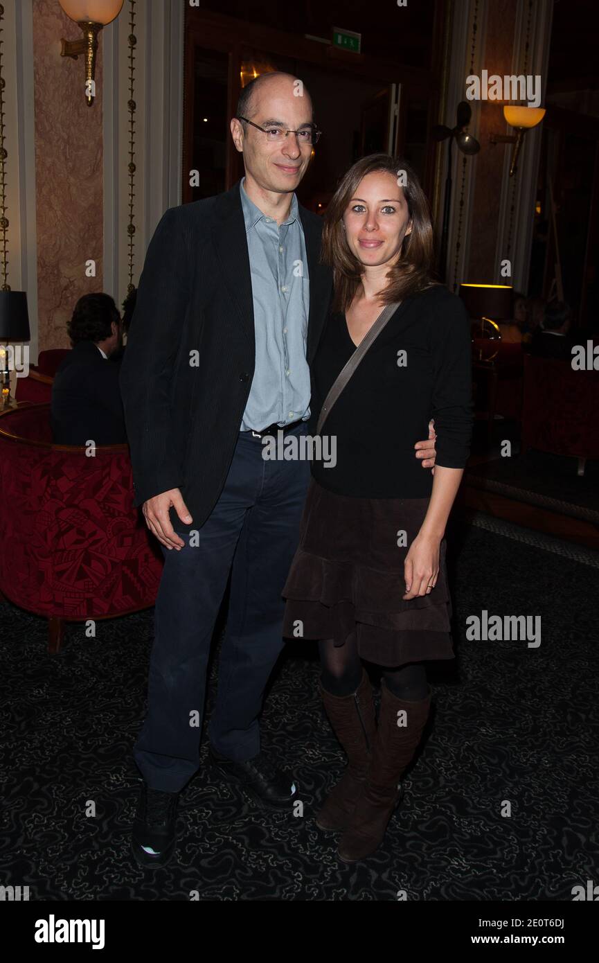 EXCLUSIVE. Bernard Werber and his wife attending the opening of the ...