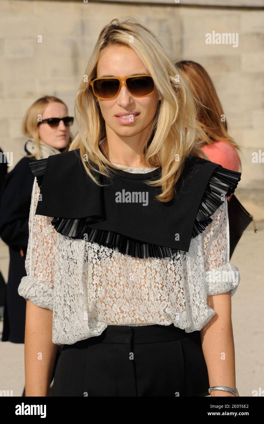 Alexandra Golovanoff arriving at Chloe's Spring-Summer 2013 Ready-To ...