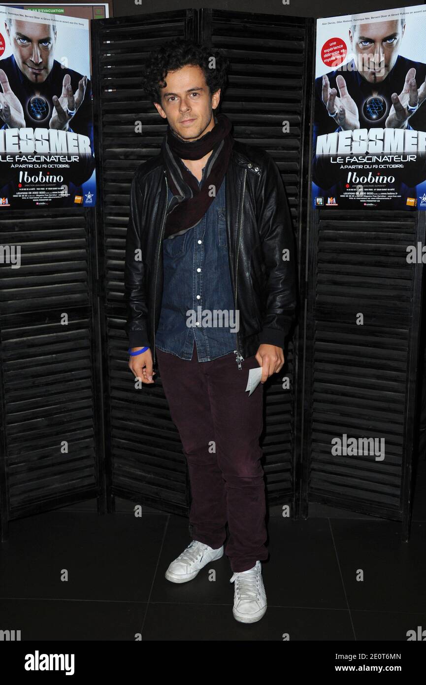 EXCLUSIVE - Mickael Gregorio attending the 'Messmer le fascinateur ...