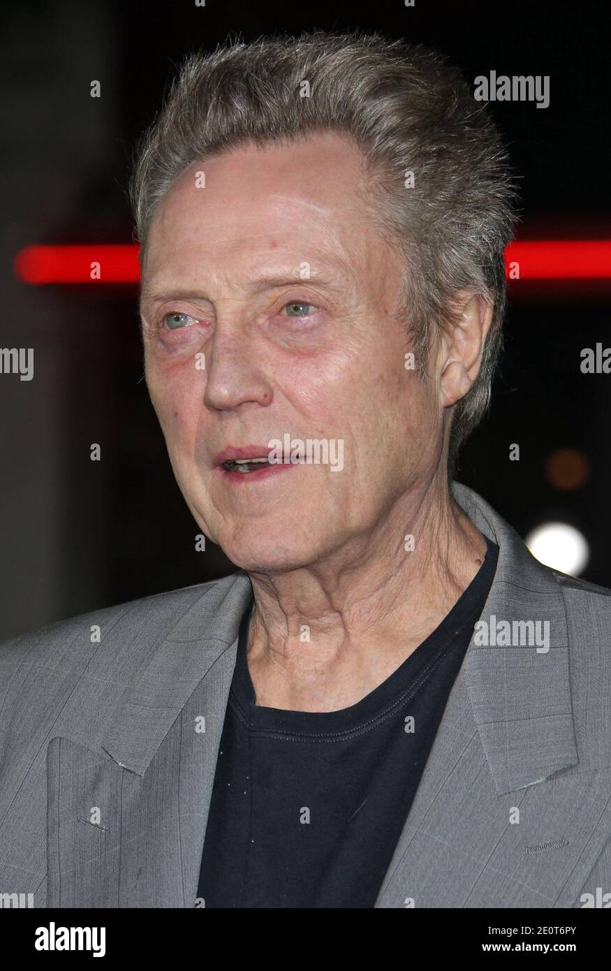Christopher Walken attending the CBS Films premiere for Seven ...