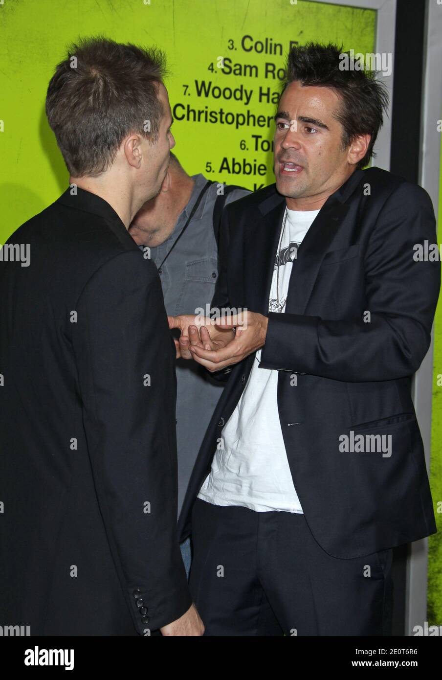 Sam Rockwell, Colin Farrell attending the CBS Films premiere for Seven ...