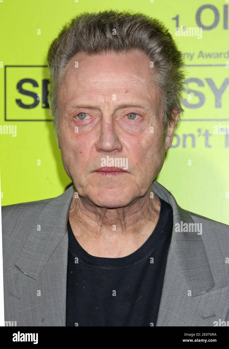 Christopher Walken attending the CBS Films premiere for Seven ...