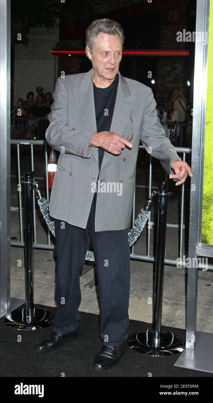 Christopher Walken attending the CBS Films premiere for Seven ...