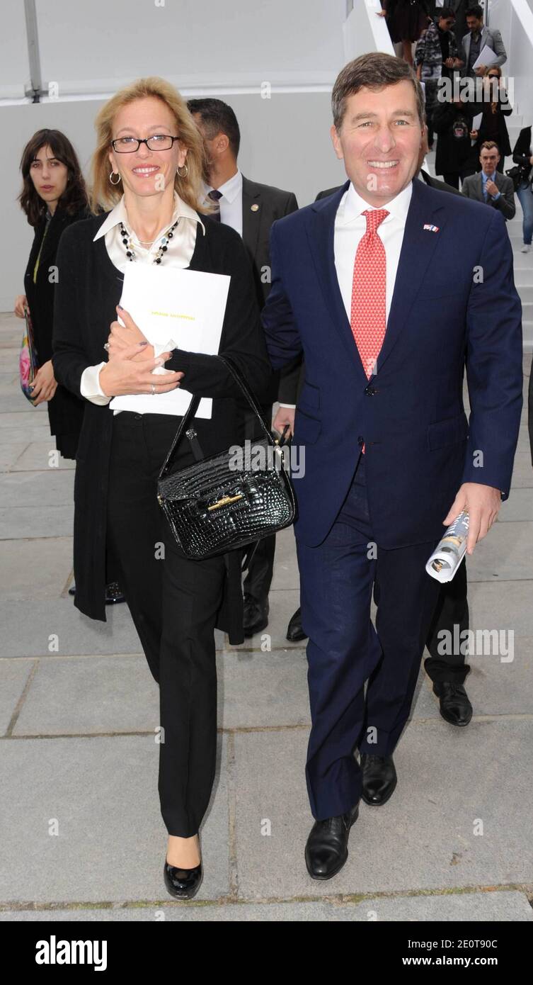 US Ambassador to France, Charles V. Rivkin and wife Susan Tolson ...