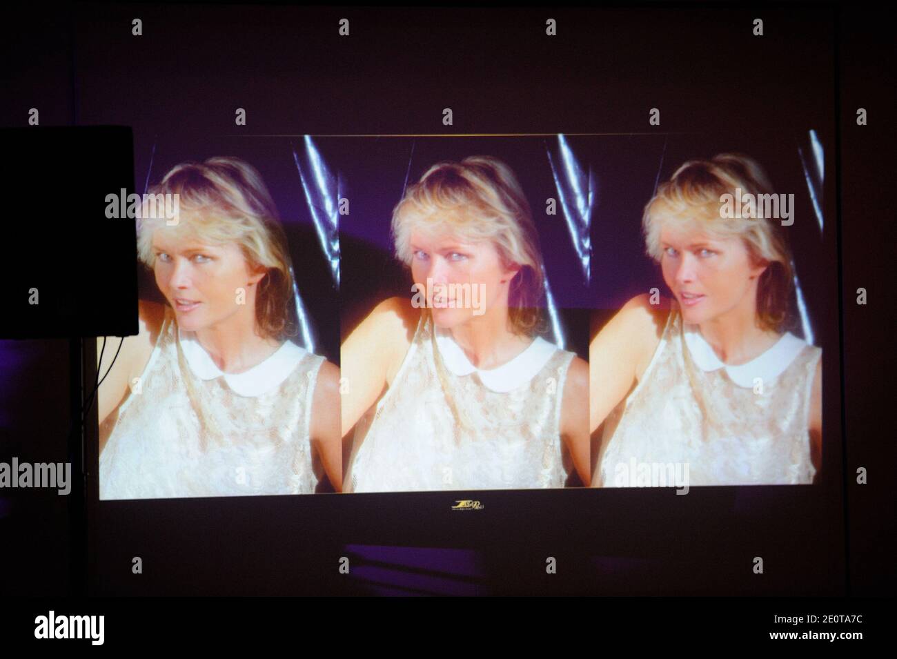 Former James Bond girl Irka Bochenko performs a Live show for the 50th ...