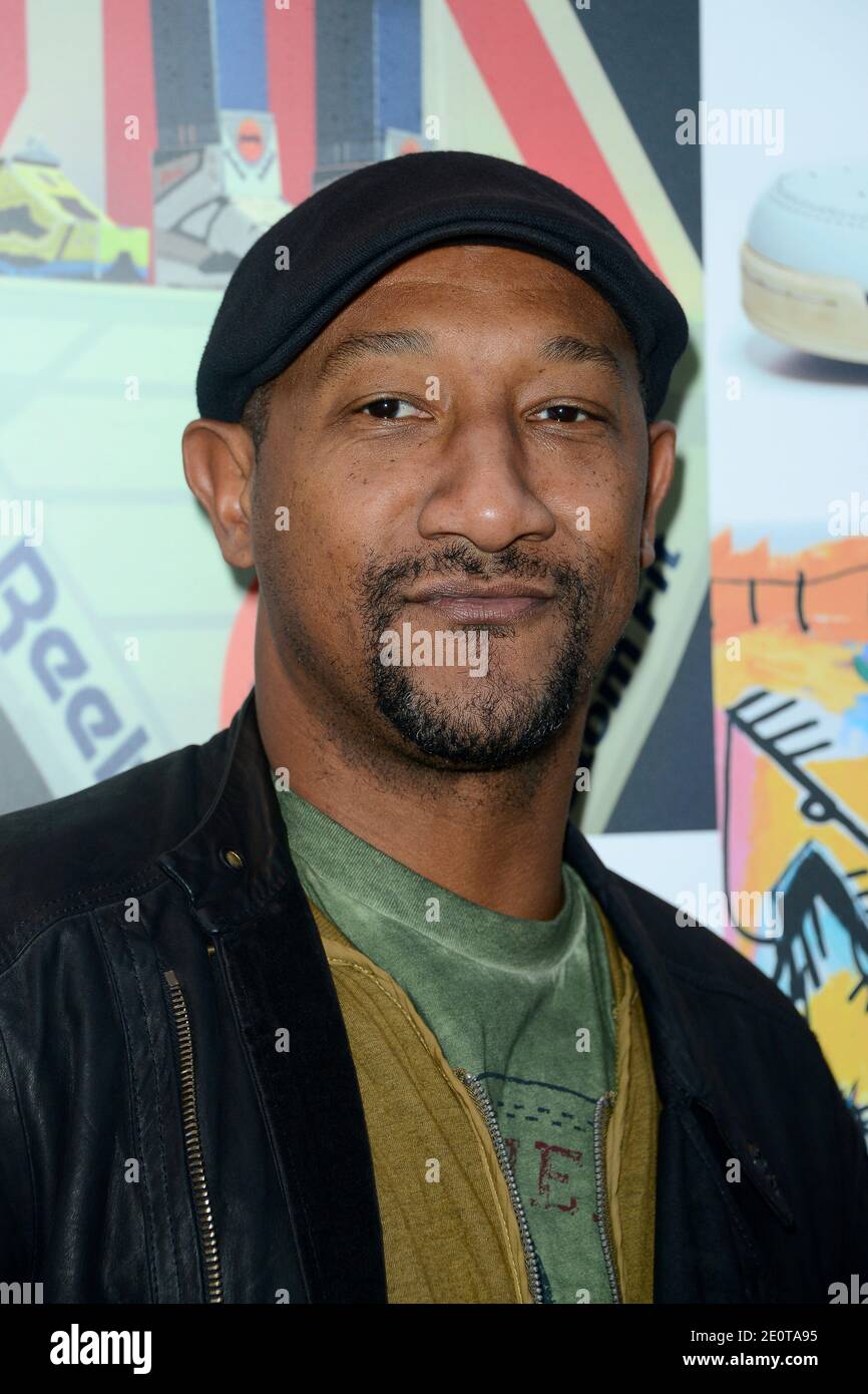Edouard Montoute attending the opening of 'Reebok Classic' exhibition ...