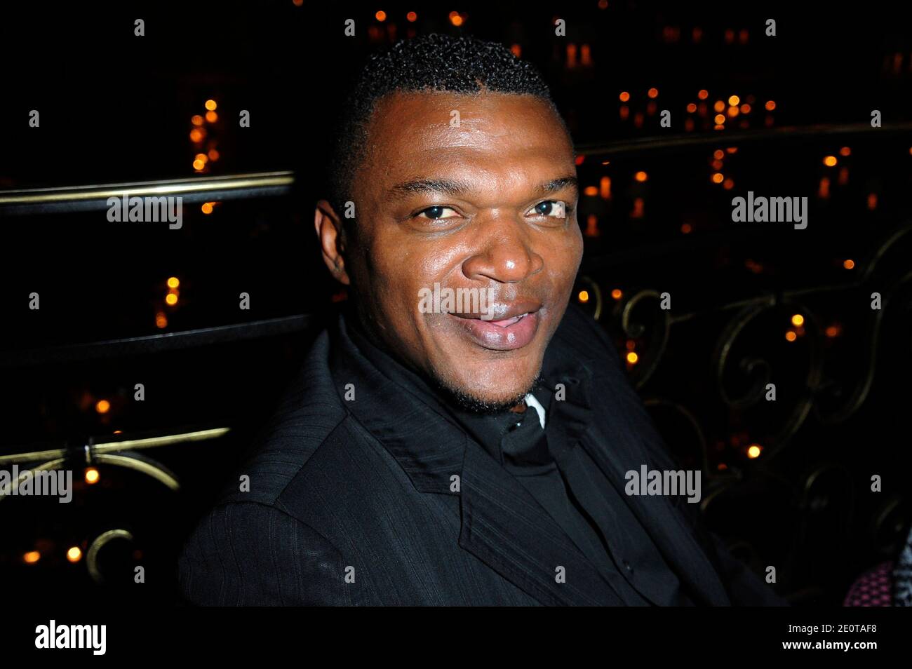 Marcel Desailly attending the Black Fashion Week opening party held at ...